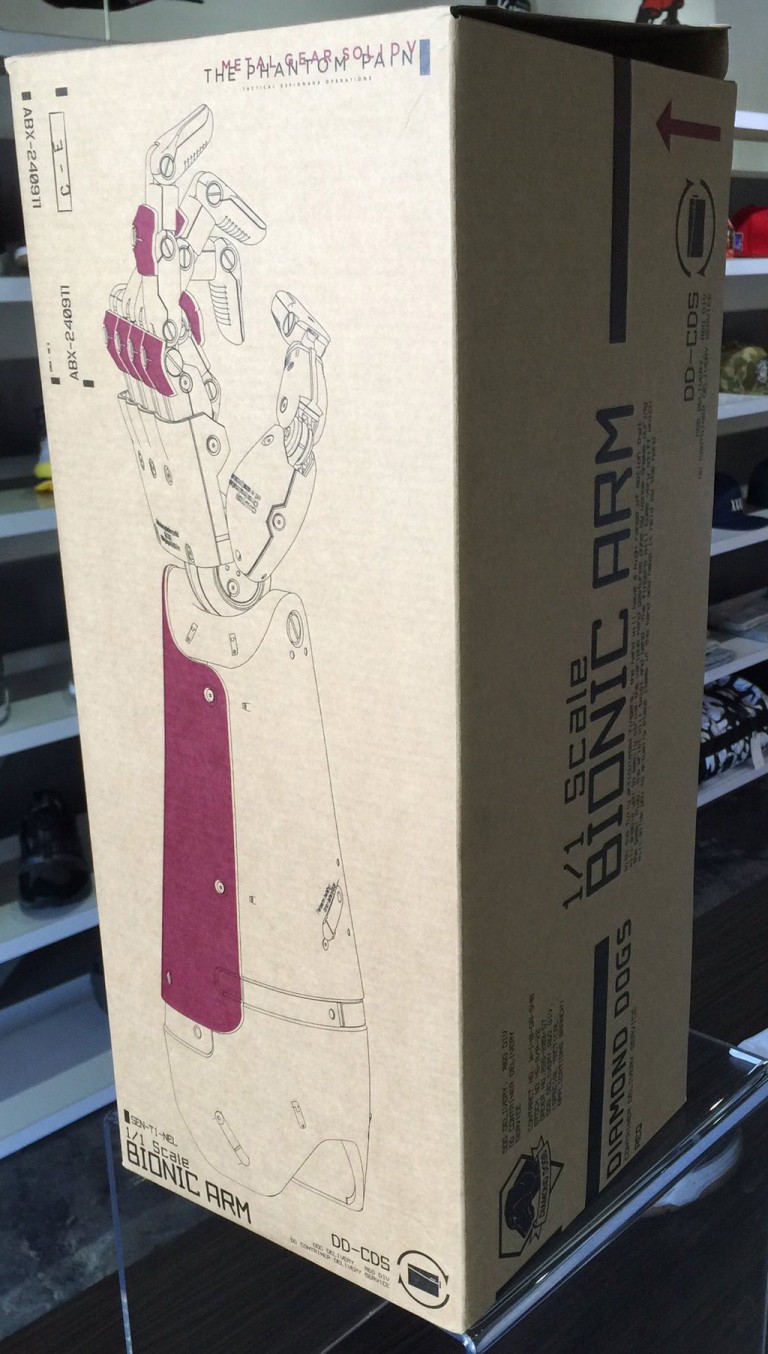 Check out the packaging for the full scale bionic arm replica for North ...
