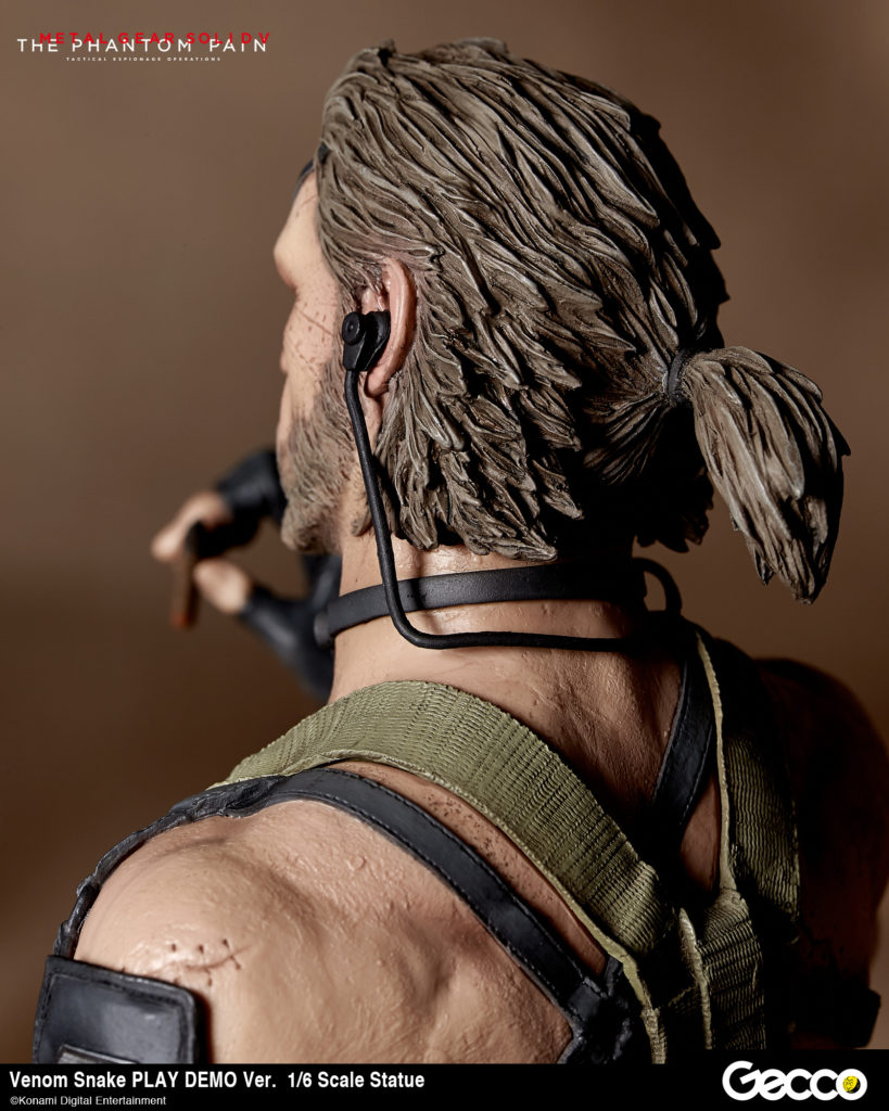 Shirtless Venom Snake statue by Gecco comes with three interchangeable ...