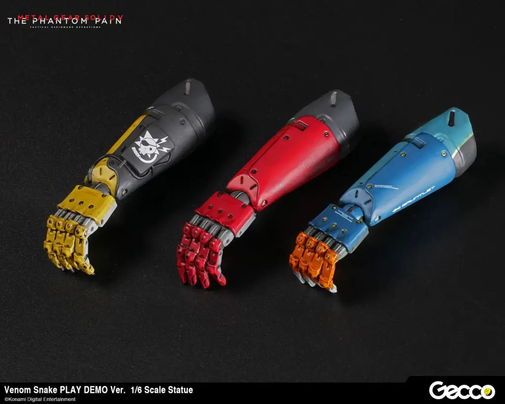 Shirtless Venom Snake statue by Gecco comes with three interchangeable ...