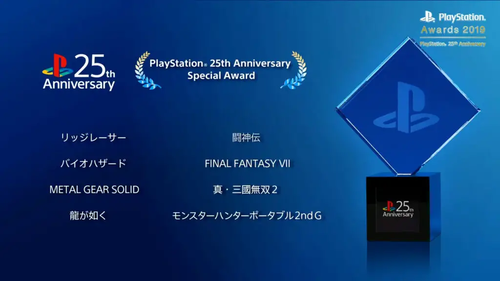 Metal Gear Solid receives PlayStation 25th Anniversary Special Award