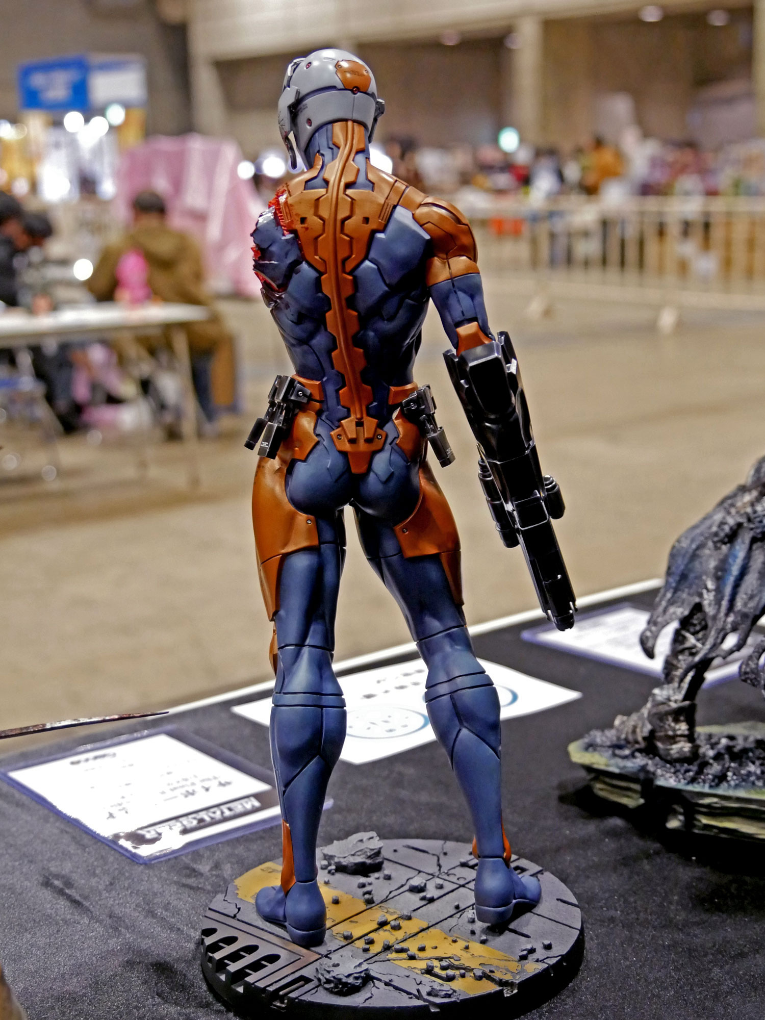 Damaged Cyborg Ninja statue by Gecco on display at Wonder Festival 2024 ...